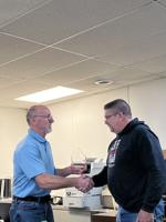 LaPaz Town Council congratulates Jerry Auer and Lorraine Dove on ...