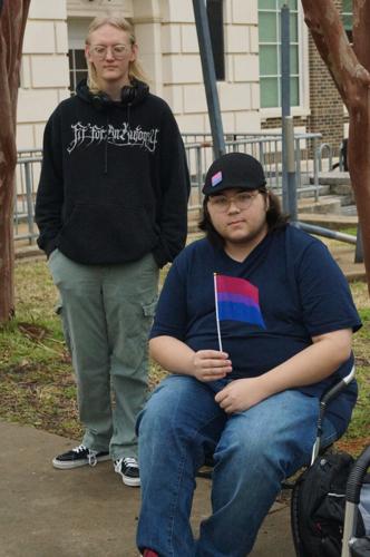 Pride Alliance holds peaceful protest against Texas Senate Bill 17 ...