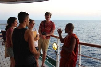 Monk Visits SAS, Shares Beliefs | Opinion | thepinelog.com