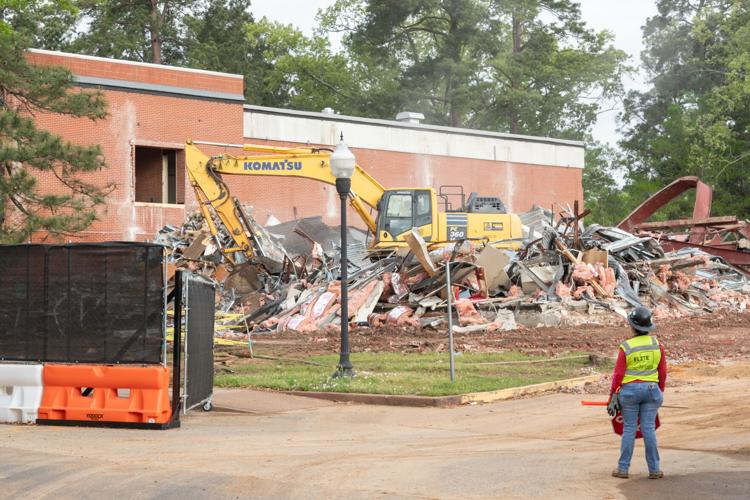 SFA tears down forestry building amidst renovations | Gallery ...