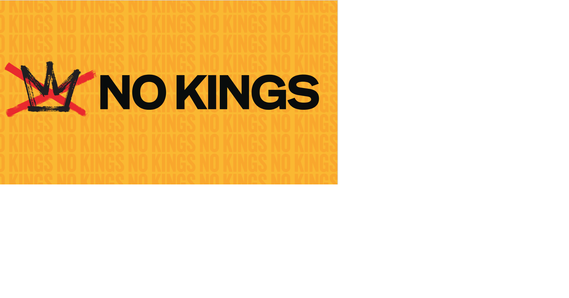 No Kings logo | | thepostandmail.com