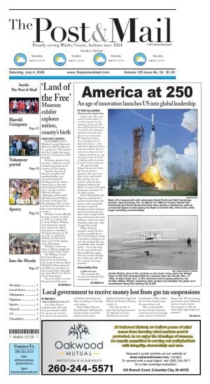 Page A1 | The Post & Mail E-edition | thepostandmail.com