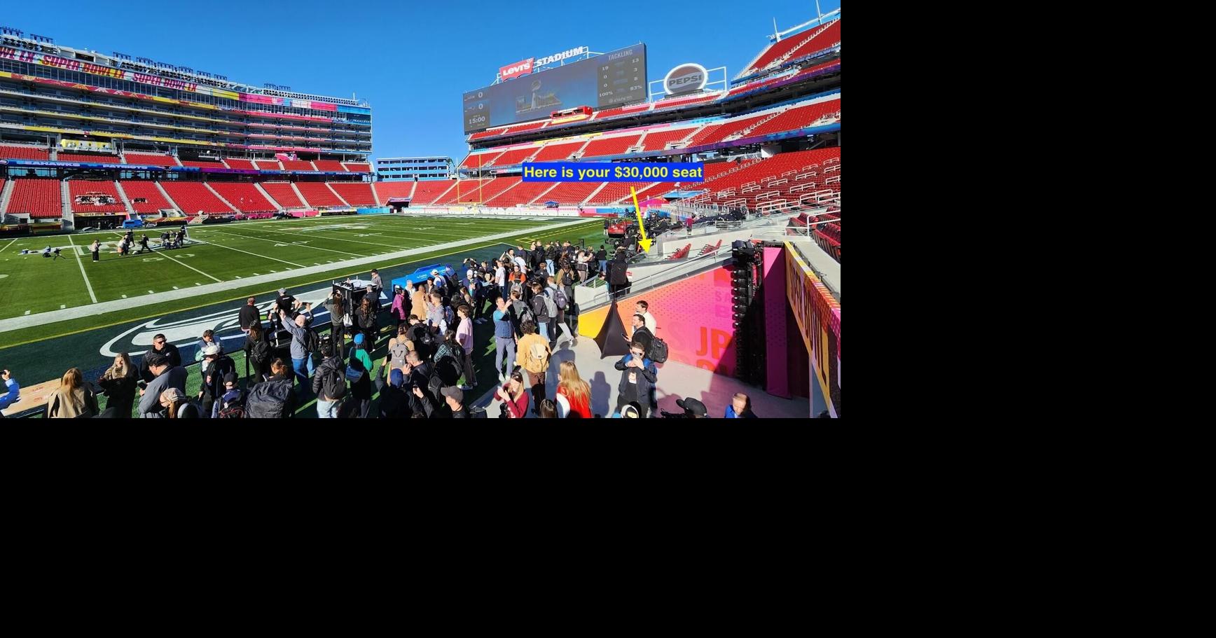 Super Bowl's most expensive ticket: Here's the view $30,000 will buy ...