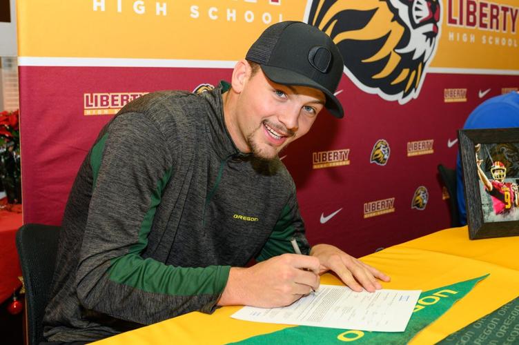 Liberty High School football stars sign letters of intent | Sports ...