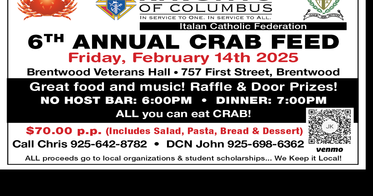 Knights of Columbus 6th Annual Crab Feed | Community Calendar ...