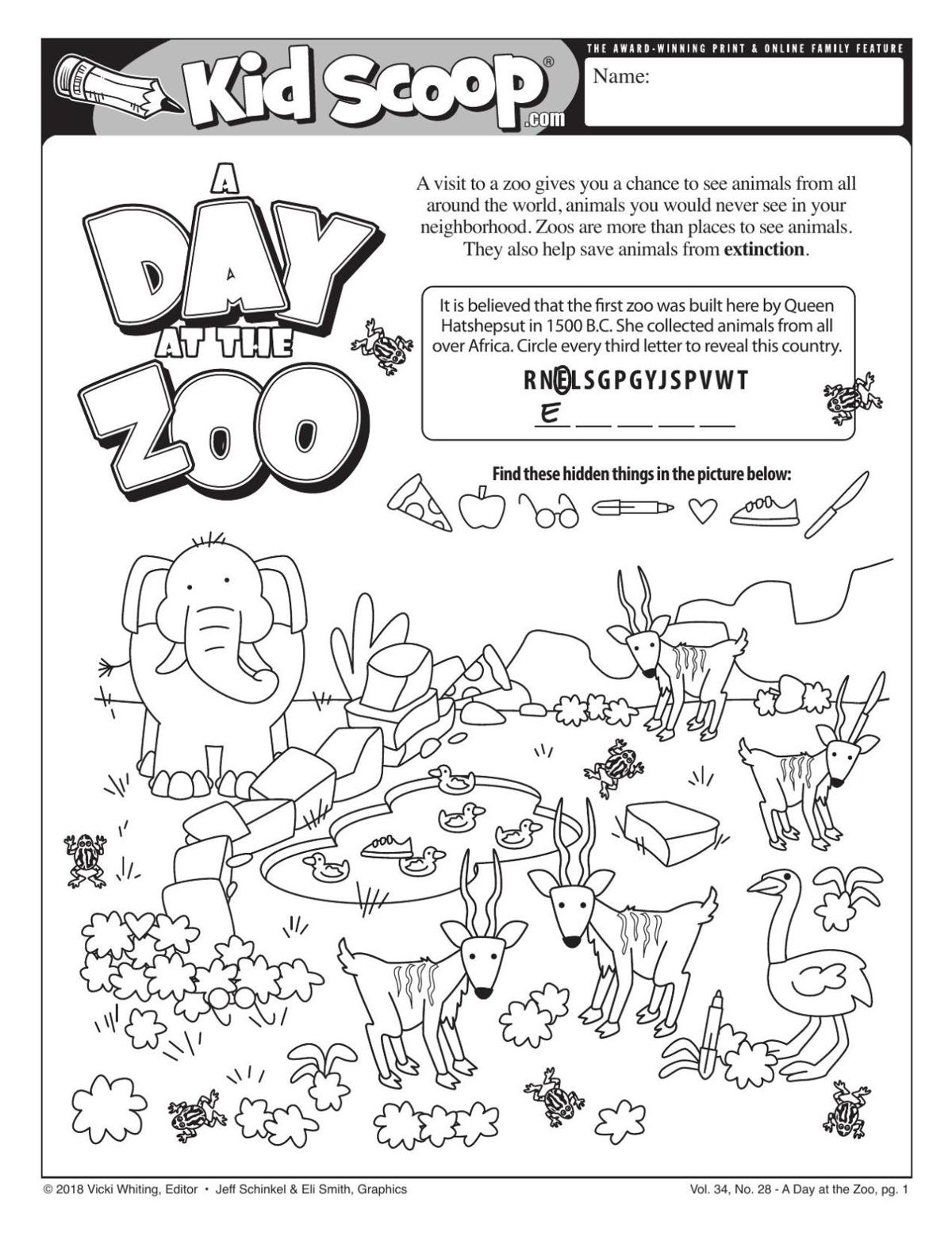 A Day at the Zoo | Kid Scoop | thepress.net