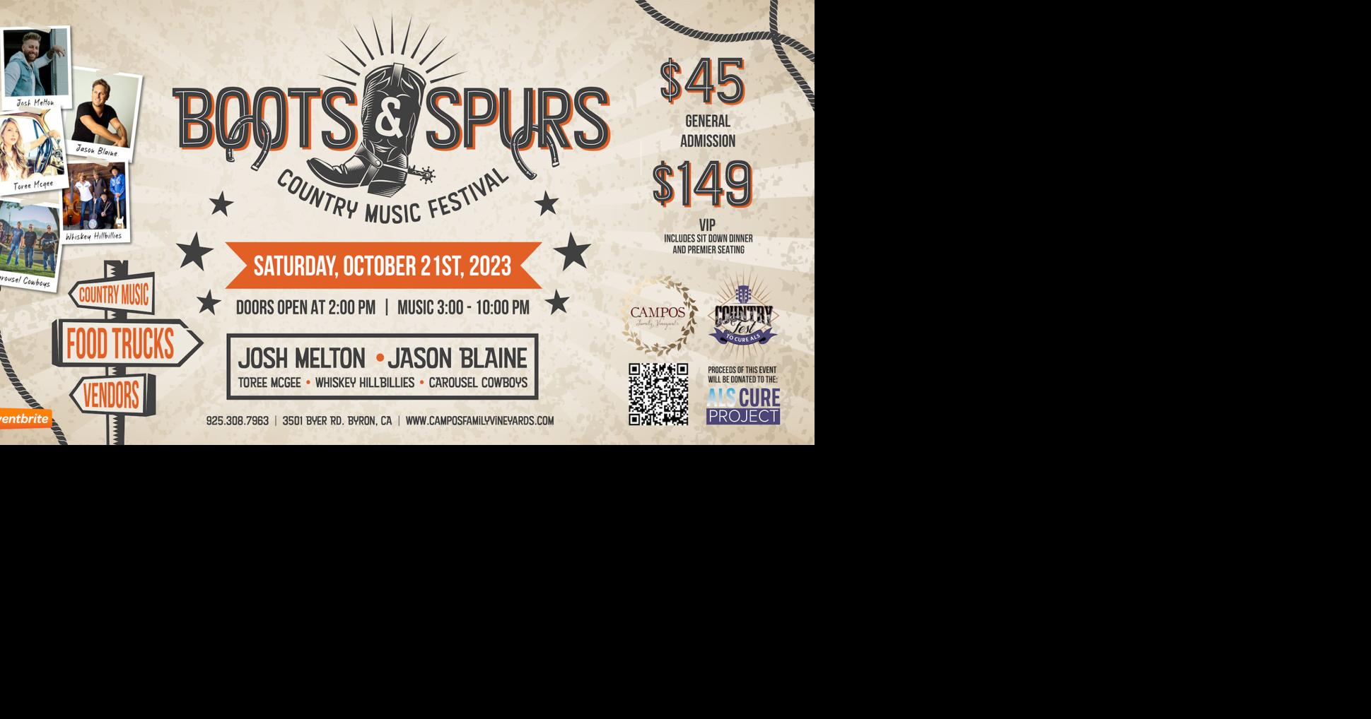 Boots and Spurs Country Music Festival | Community Calendar | thepress.net