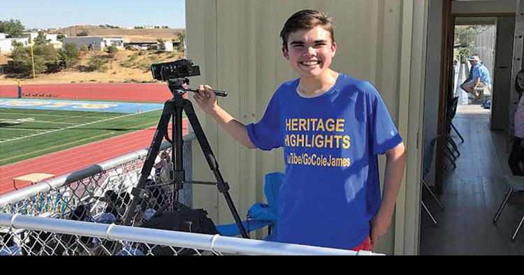 Student’s filming passion spotlights Heritage High School sports ...