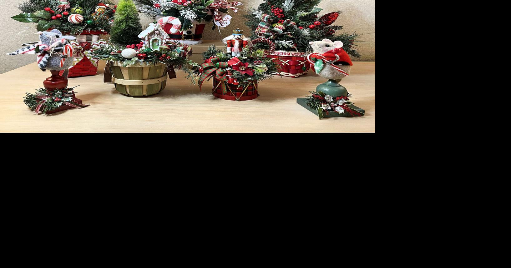 Beautiful Mrs Kringle ’s arrangements bring holiday cheer to any room ...