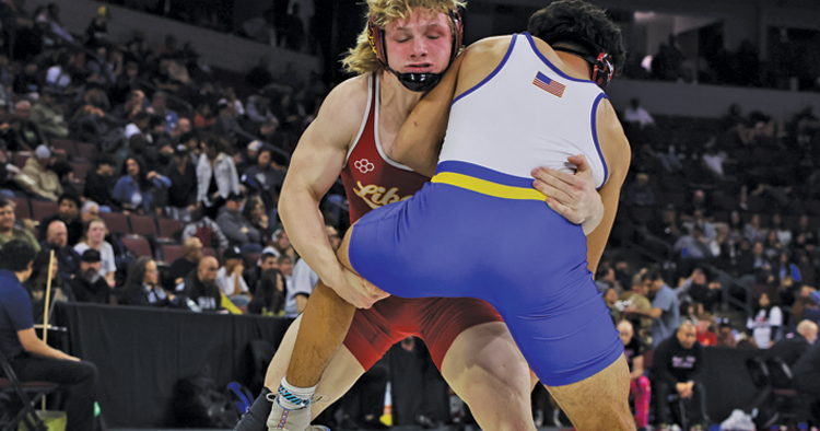 Calkins Jr. takes seventh at CIF State wrestling championship | Sports ...