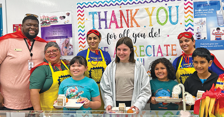 Oakley school district honors lunch ‘SuperHeroes’ | Features | thepress.net