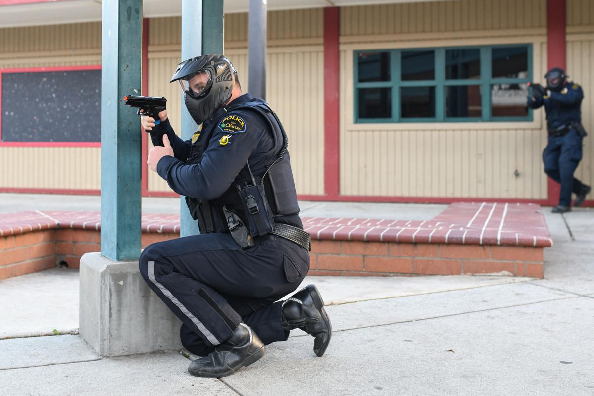 Oakley Police Department holds active-shooter training on school campus ...