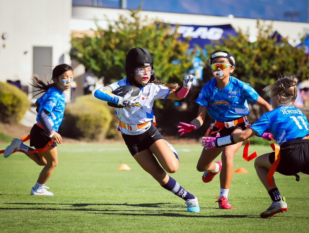 CFA youth flag football teams shine in Hollywood as Tiny Diva Titans ...
