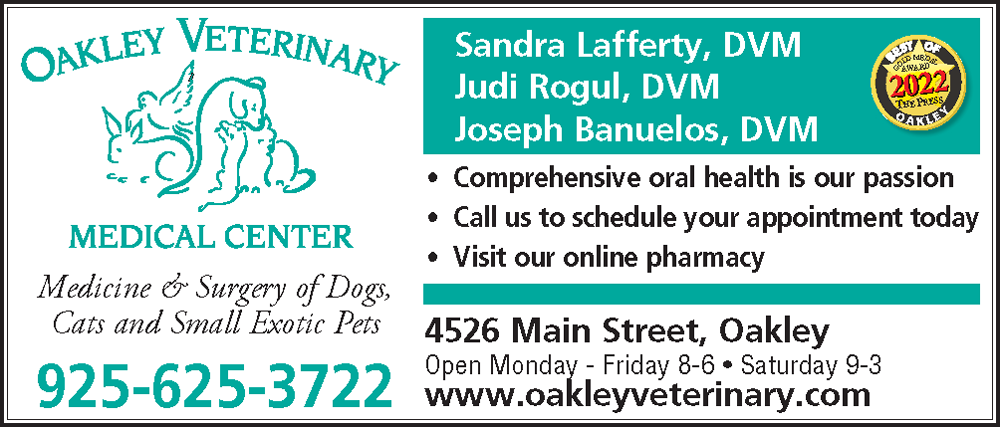 Oakley Veterinary Medical Center | pets | dogs | Oakley, CA | thepress.net