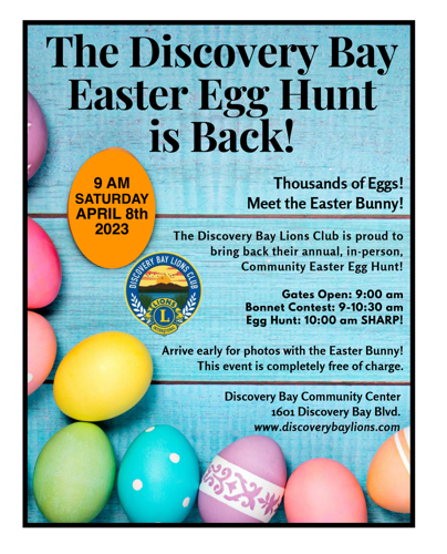 Discovery Bay Lions Easter Egg Hunt | | thepress.net