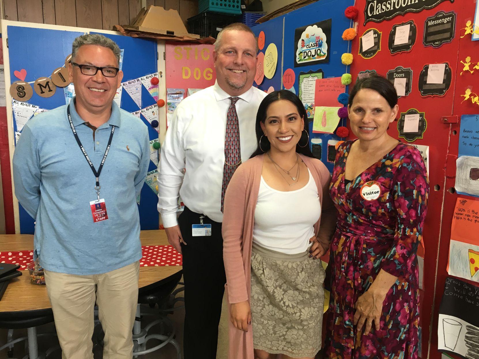 Oakley school district teacher of the year receives special visit ...