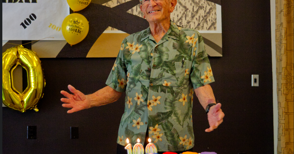 All smiles at 100 for Charlie Reid | Features | thepress.net