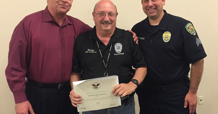 George Moorehead honored by Brentwood Police for outstanding volunteer ...