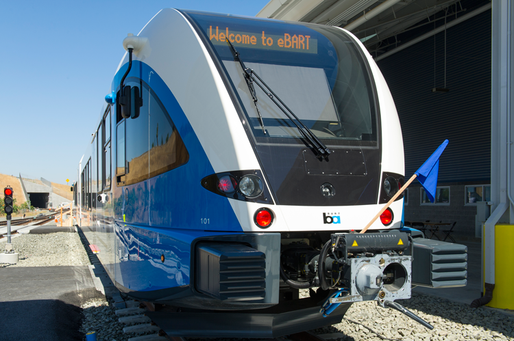 Officials unveil new eBART trains | News | thepress.net