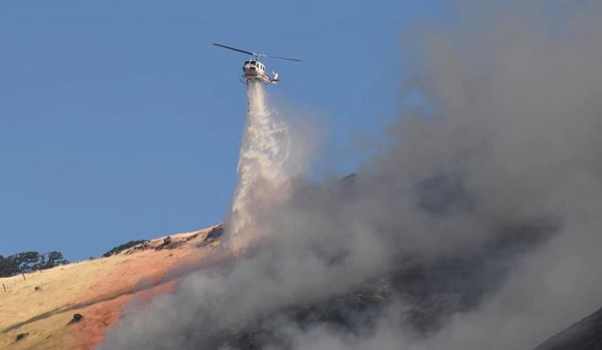 Firefighters battling multiple fires on Marsh Creek Road | News ...