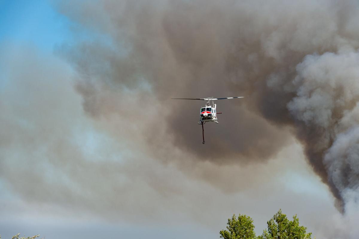 Wind-driven fire burns 75 acres along Holland Tract Road | News ...