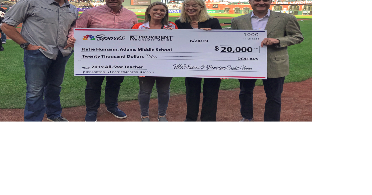 Adams Middle School's Katie Humann is NBC Sports All-Star Teacher of ...