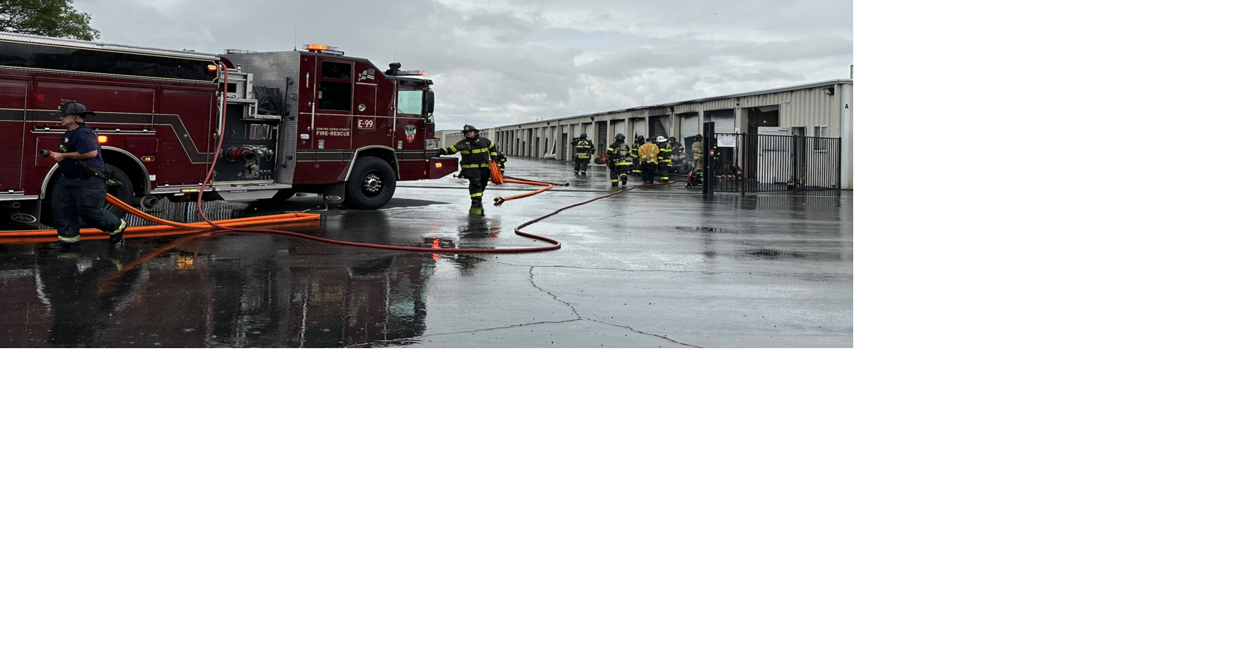 No injuries when fire, smoke rip through storage units near Orwood ...