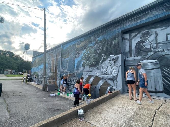 ONCRC mural taking shape: Artist David Spear shares progress and ...