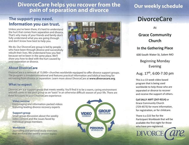 DivorceCare: New support group to provide a sense of hope | Local News ...