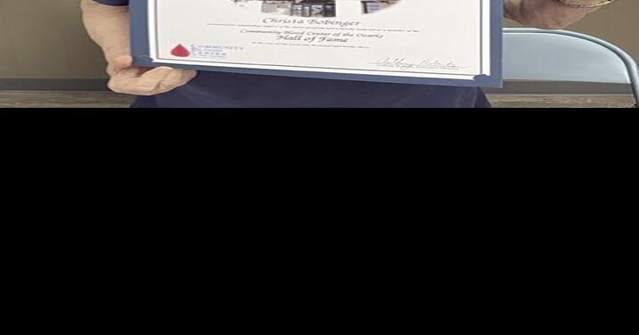 Bobinger receives award, inducted into hall of fame | Dent County Life ...