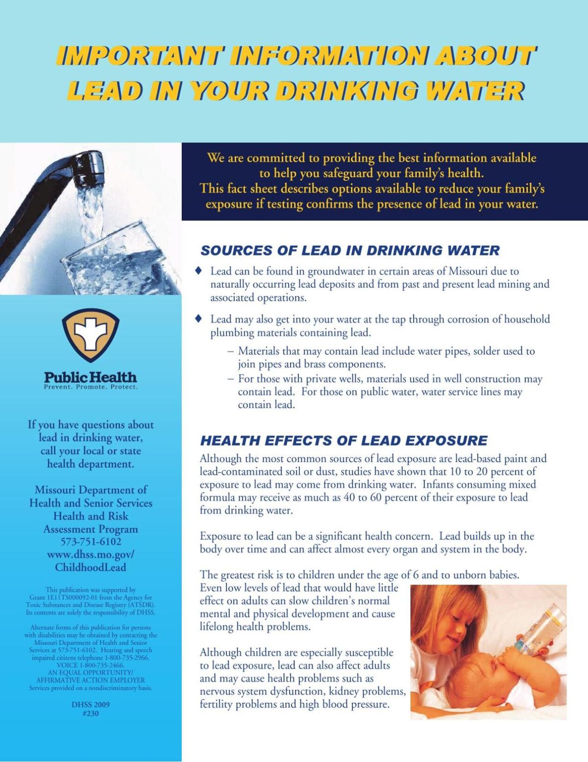 Lead in Water Flyer - Dent HC | | thesalemnewsonline.com