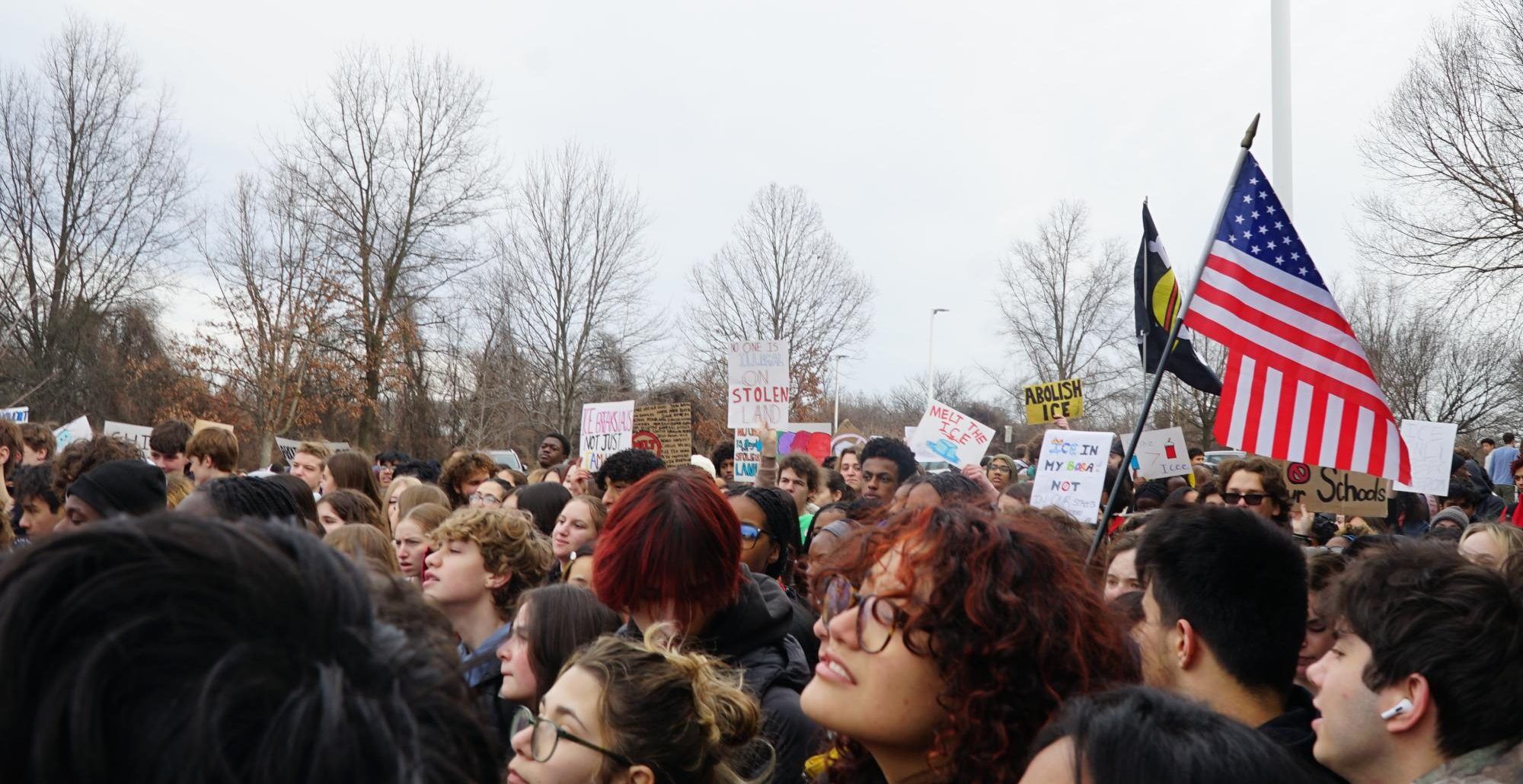 WJ students stage walkout, protesting ICE, standing with immigrant ...
