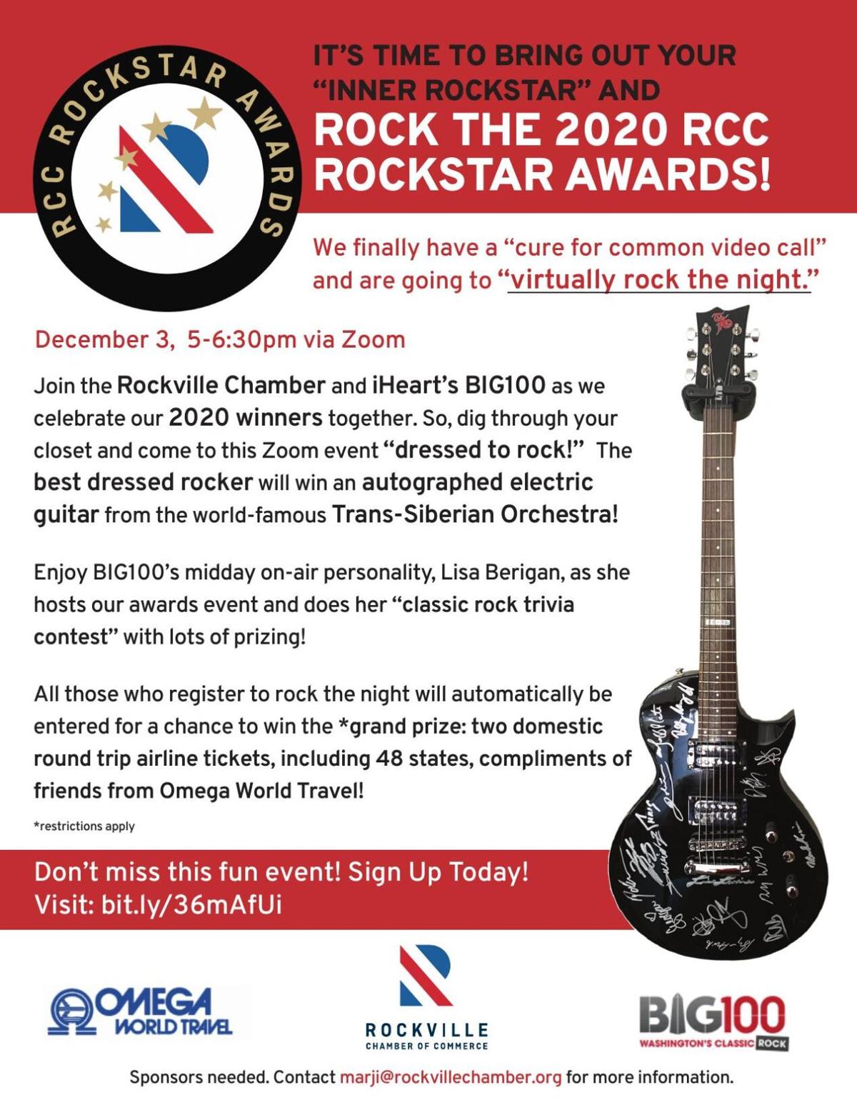 The Rockville Chamber of Commerce is proud to announce its’ 2020 ...