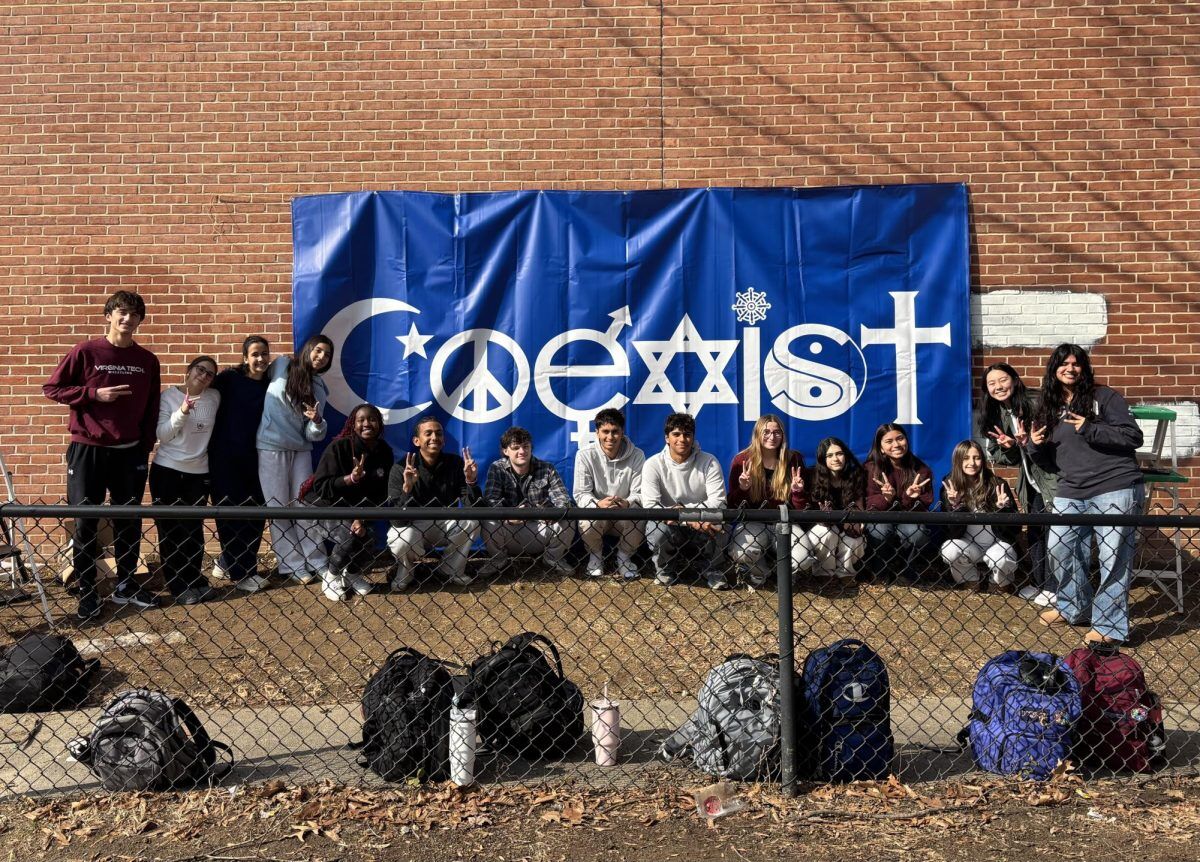 Students display “COEXIST” banner in response to hate graffiti at ...