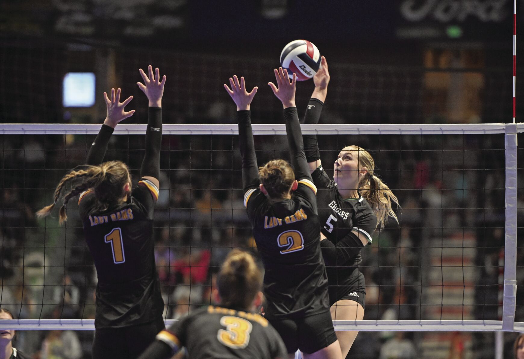 Lady Rams volleyball defeat Tongue River in state championship | Local ...