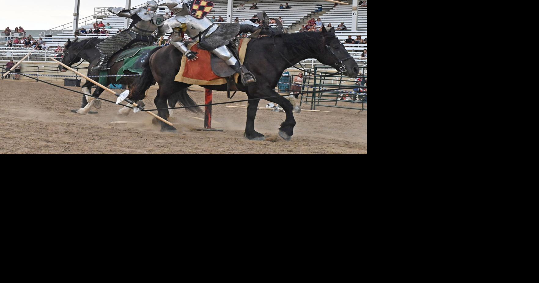 Knights of Armour full-contact jousting in Sheridan, Wyoming | Photo ...