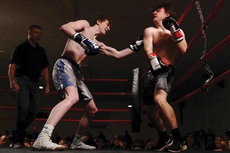 After only four days of boxing training, Powers, Goss put on shows ...