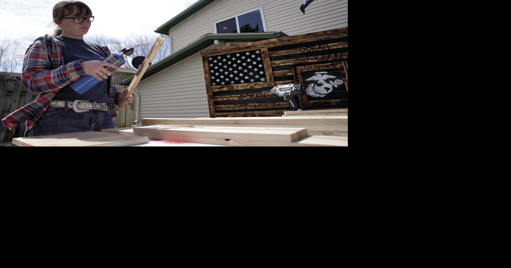 Sheridan Girl Scout Mariah Pierce donates flags to first responders ...