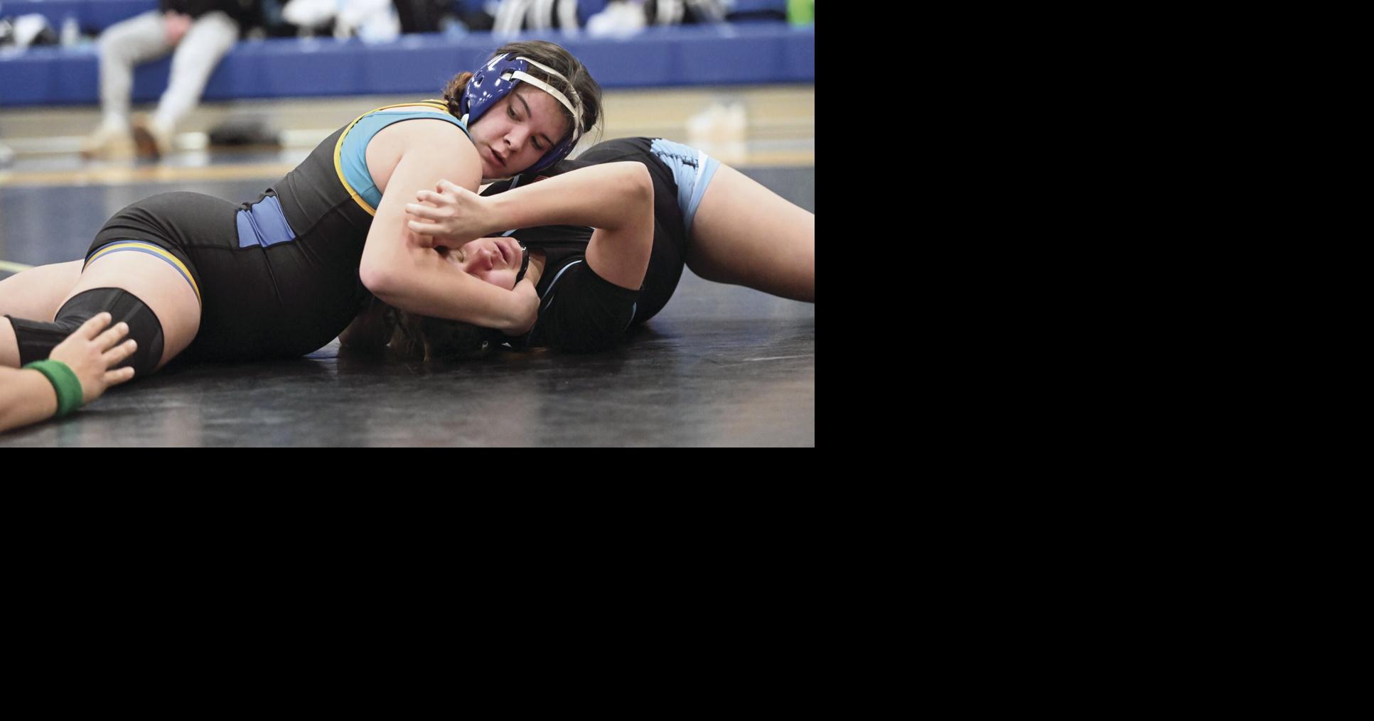 Lady Broncs wrestling split duals against Cheyenne East and Central ...