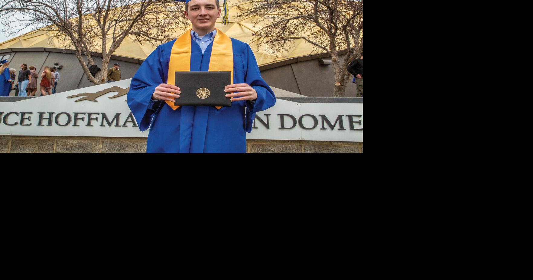 Baker graduates with associate degree before receiving high school ...