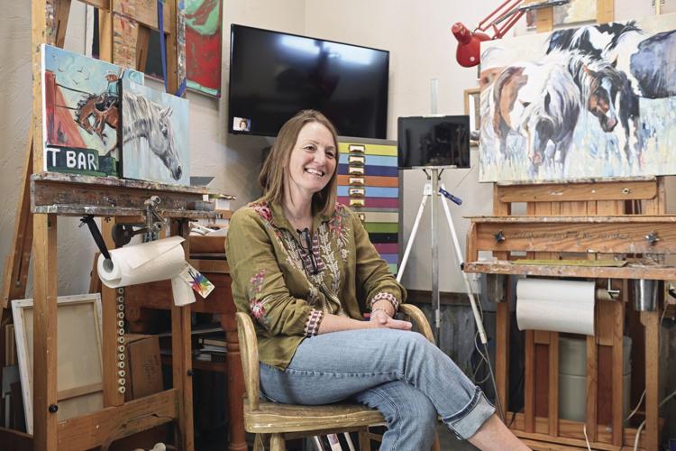 ‘I feel God when I paint’: Sonja Caywood paints from a feeling | Local ...