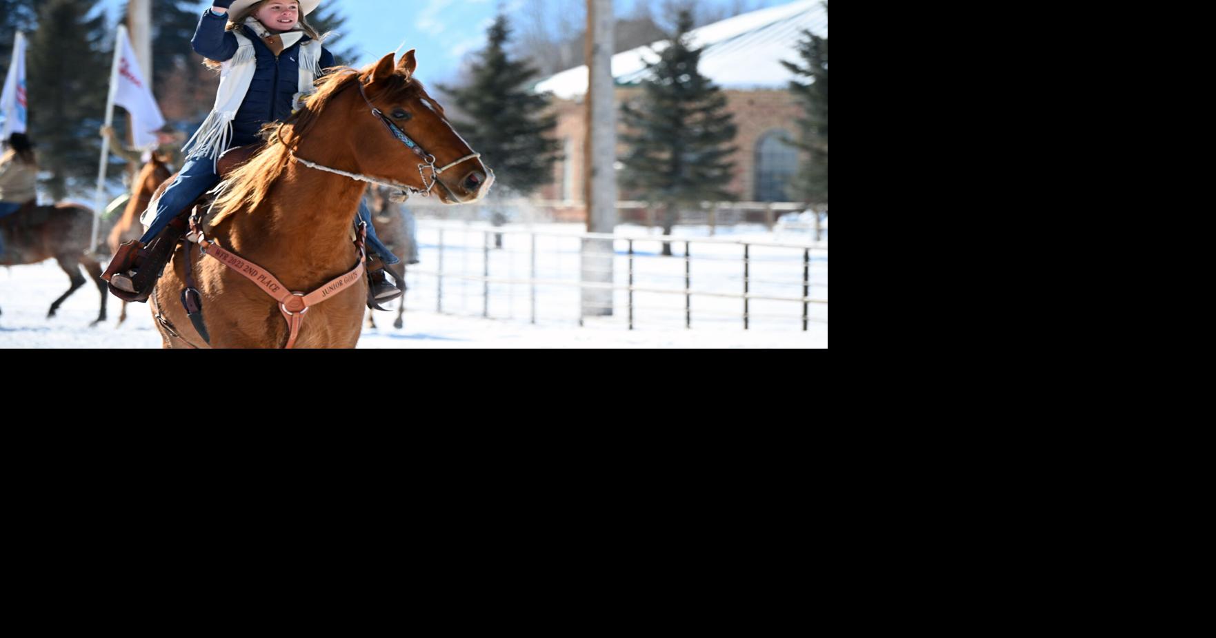 Sheridan WYO Rodeo Wranglers carry sponsor flags | Photo Galleries ...