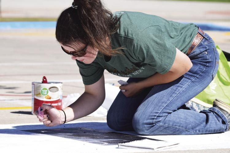 SHS seniors personalize parking spots | Photo Galleries ...
