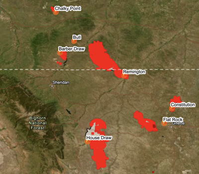 Sheridan County declares state of emergency amid fires | Local News ...