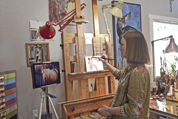 ‘I feel God when I paint’: Sonja Caywood paints from a feeling | Local ...