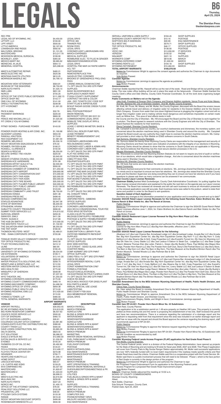 Page B06 | e-Edition | thesheridanpress.com