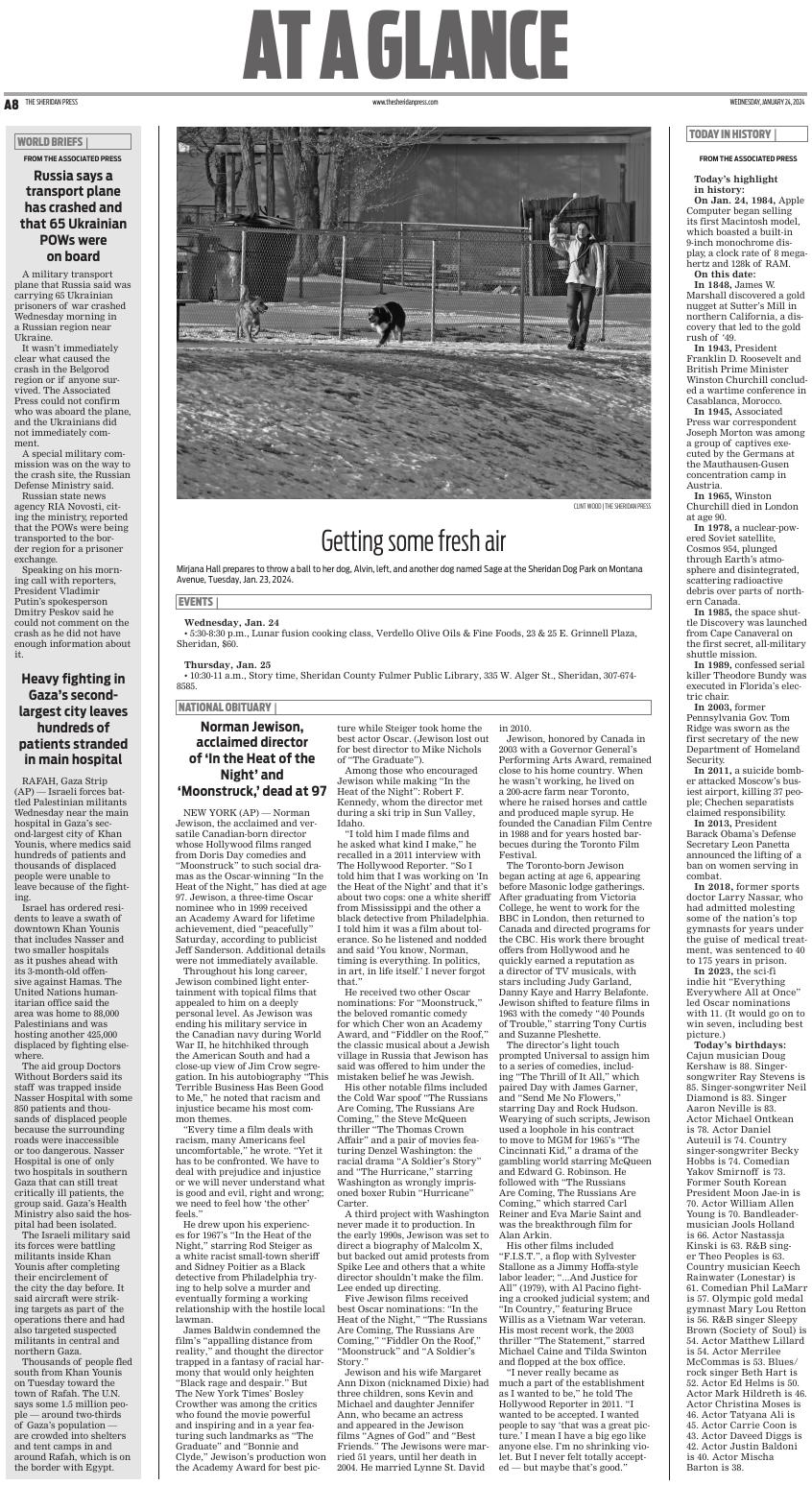 Page A08 | e-Edition | thesheridanpress.com