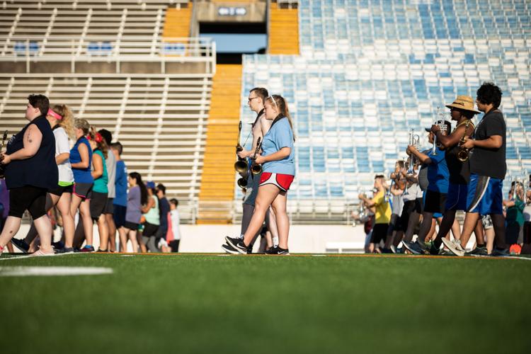 Maverick Marching Band marches through practice, into MavsMeet ...
