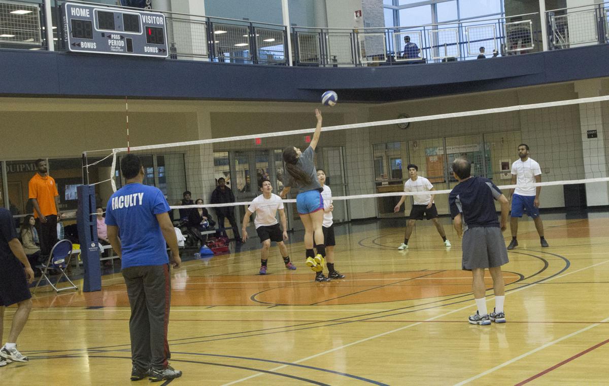 Volleyball game serves up competition between faculty, students ...