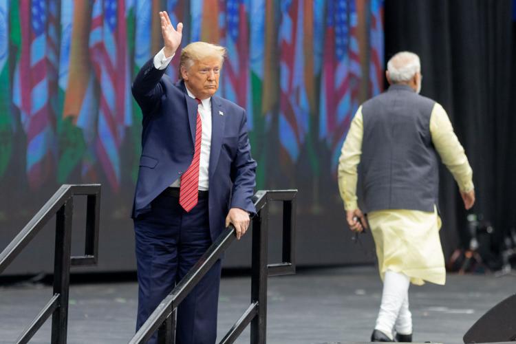 Photos: President Donald Trump, Indian Prime Minister Narendra Modi ...